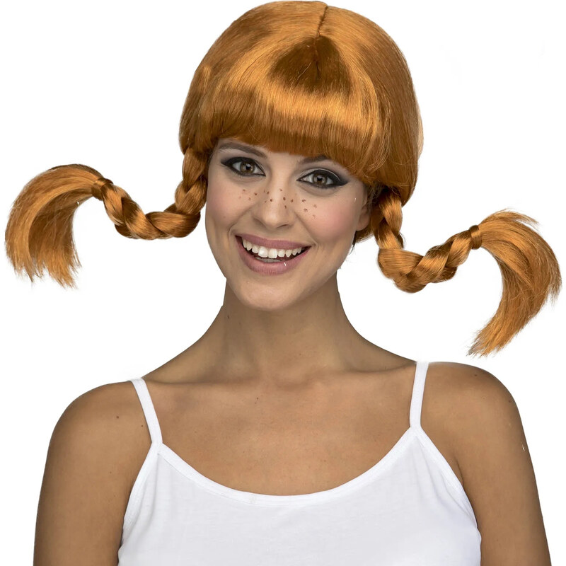 MOM Peruca cu codite si breton - GLAMI.ro