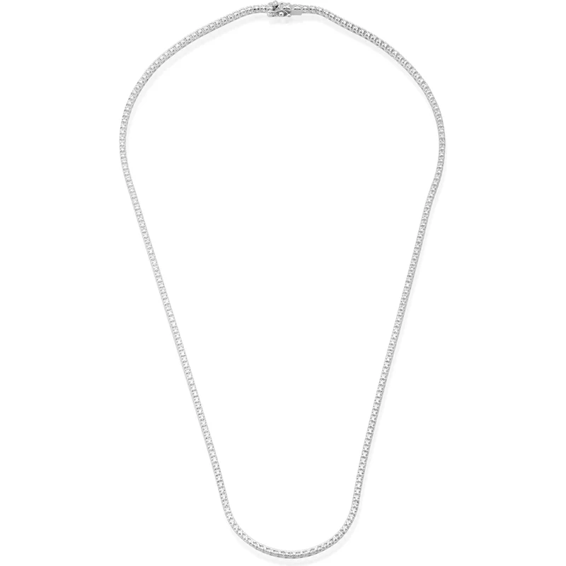 TEILOR Colier tennis din aur alb de 18K cu diamante de 1.4ct - GLAMI.ro