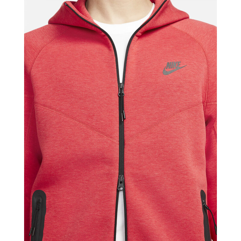 Hanorac Nike Sportswear Tech Fleece Windrunner Light University Red ...