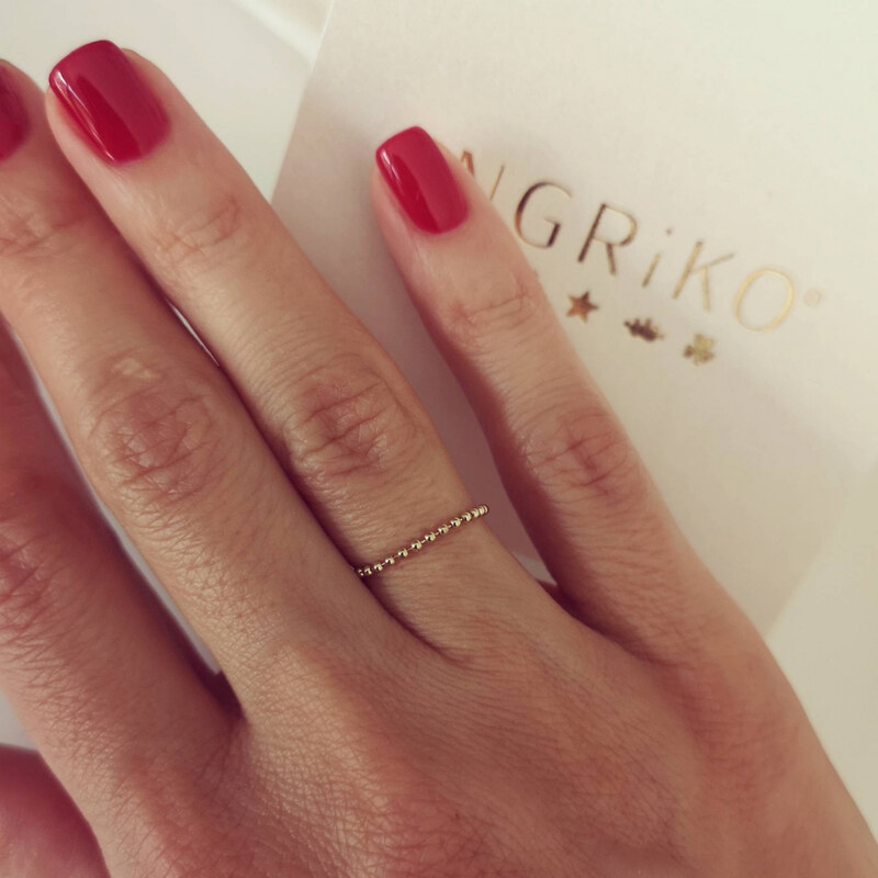 iNGRiKO Inel lant Bilute, aur galben 14K - GLAMI.ro