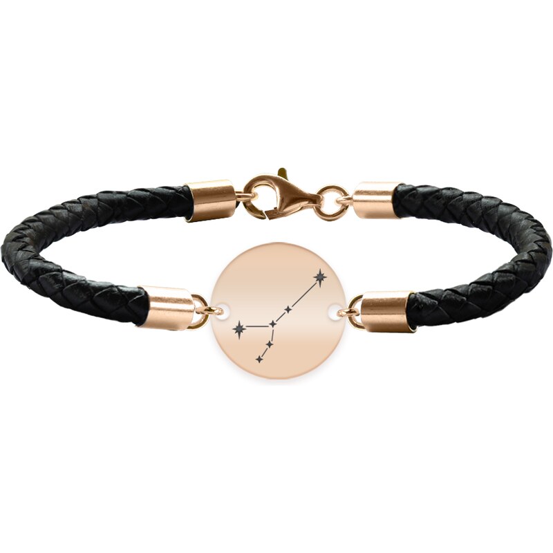 Bijuterii Personalizate Bratara din piele naturala impletita cu banut ...