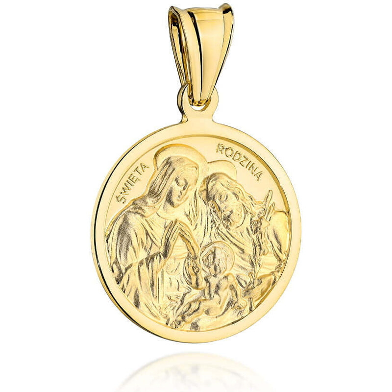 iDiamonds Medalion Aur 14k cu Maica Domnului - GLAMI.ro