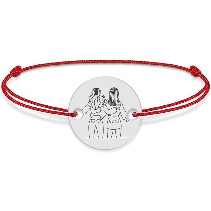 Bijuterii Personalizate BFF - Bratara cu snur personalizata pentru cei ...