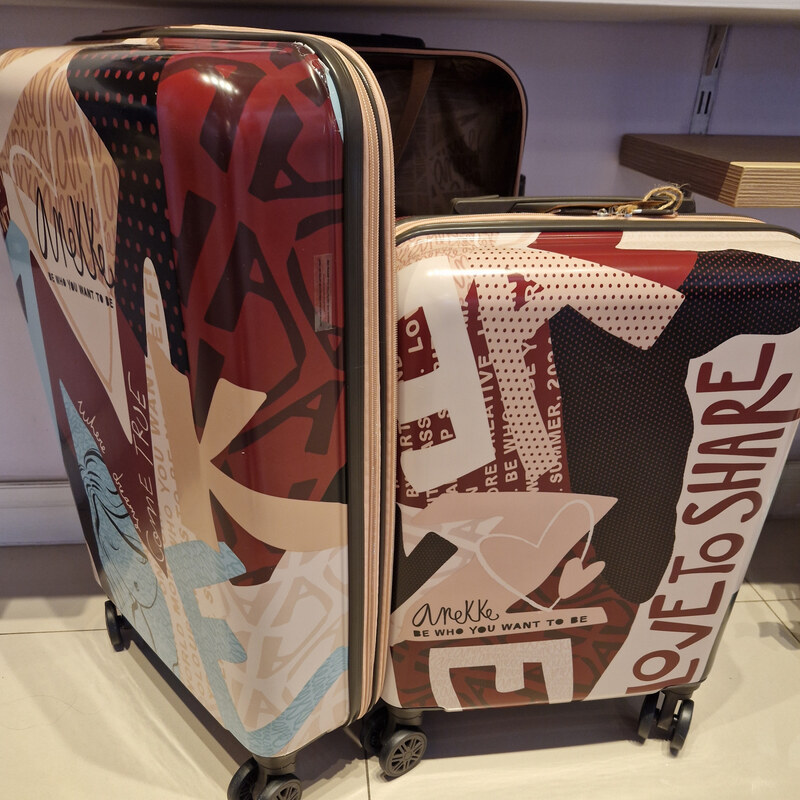 Set voiaj ( troller cala+ troller cabina ) Anekke Peace Love - GLAMI.ro