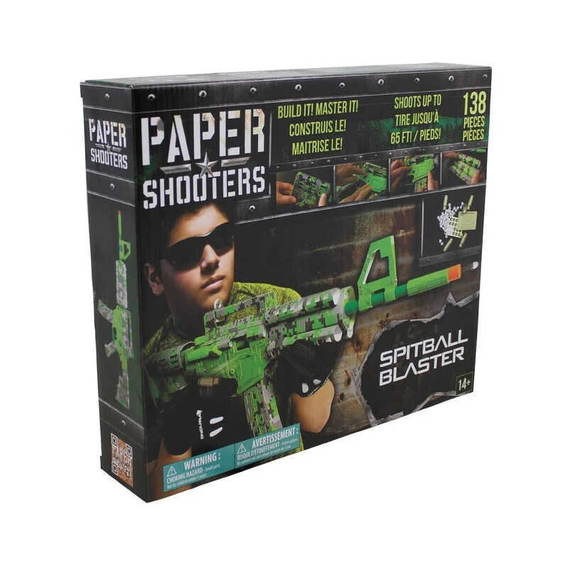 PAPER SHOOTERS Paper Shooters Paper Shooters Green Spit set pistol ...