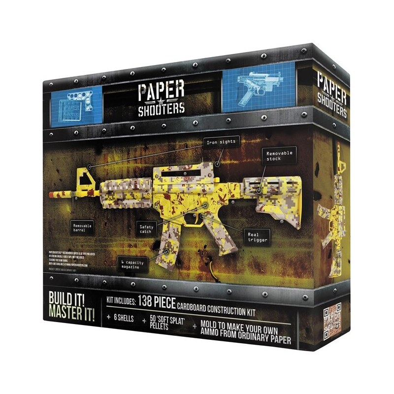 PAPER SHOOTERS Pistol pliabil Set Paper Shooters Zombie Slayer - GLAMI.ro