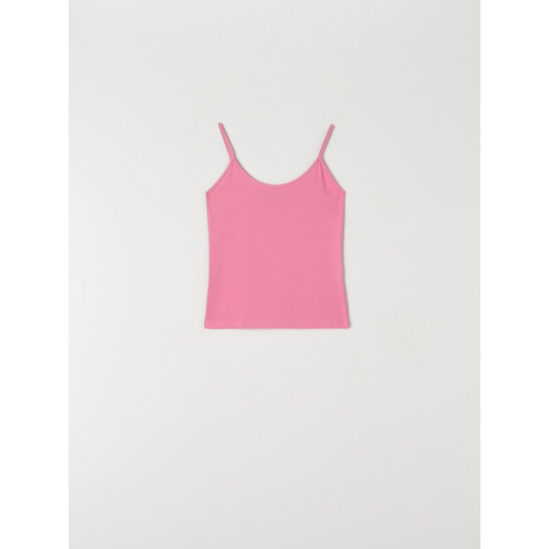 Sinsay - Top - roz - GLAMI.ro