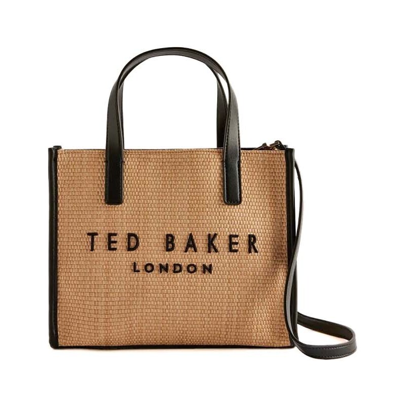TED BAKER Geantă mică Paolina Faux Raffia Small Icon Bag 275174 natural ...