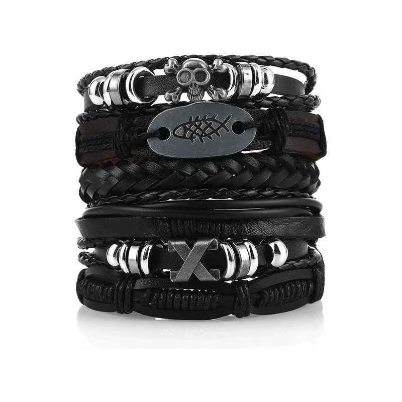 RegalSmart Set 4 bratari barbatesti Neo-Gothic Sea Creature - GLAMI.ro