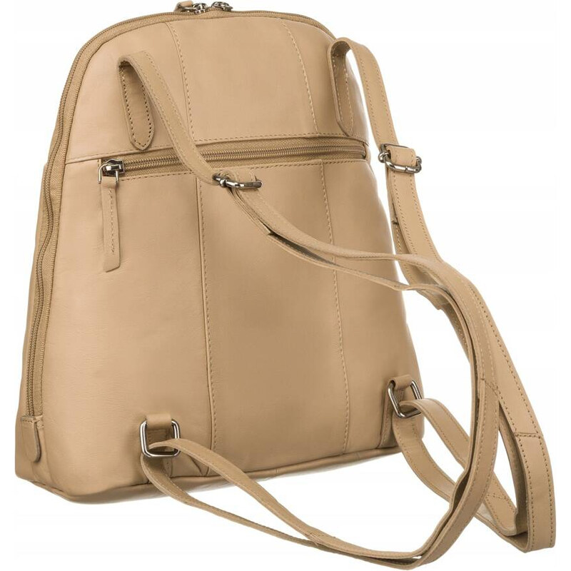 Rucsac mic, din piele, pentru femei - Rovicky PTR-R-311-22-NS-0874 BEI ...