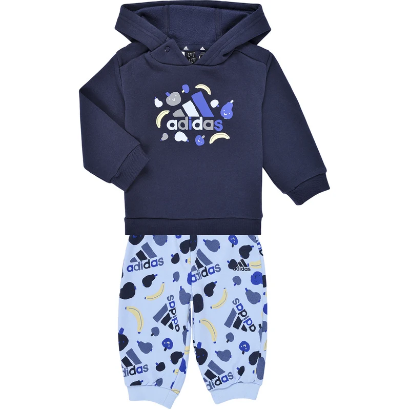 adidas Compleuri copii Băieți Essentials Allover Print Jogger Set ...