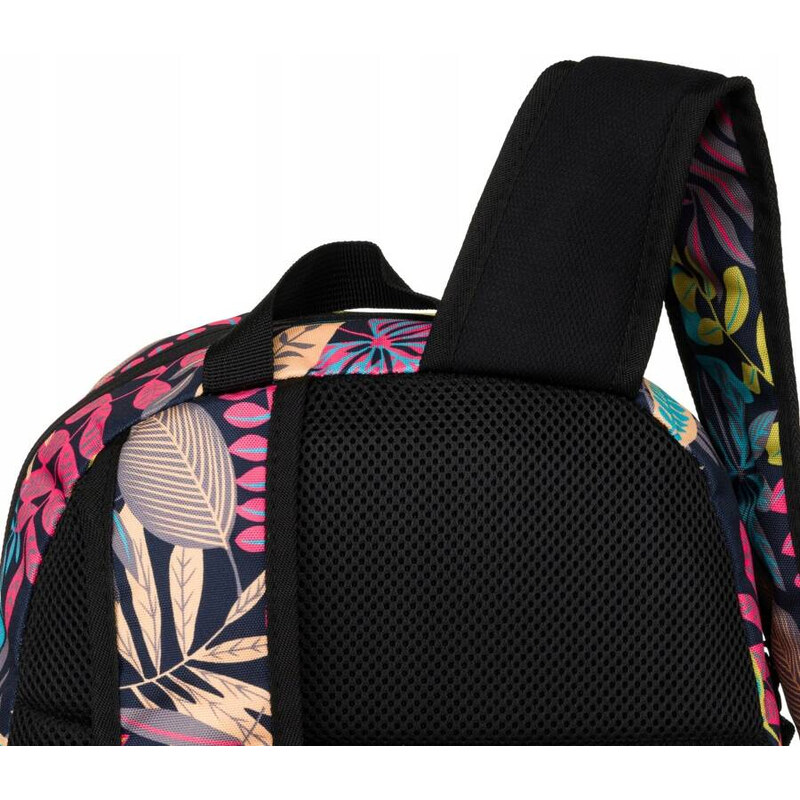 Rucsac clasic de dama din poliester cu model de plante - Rovicky PTR-R ...