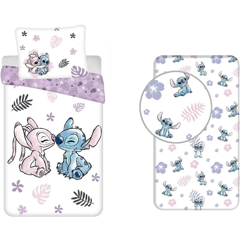 Lilo és Stitch Disney Lilo și Stitch Lovely Sleep set de fețe de pat și ...