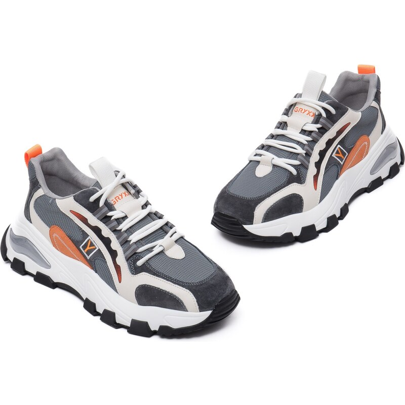 Pantofi sport barbati Gryxx Gri - GLAMI.ro