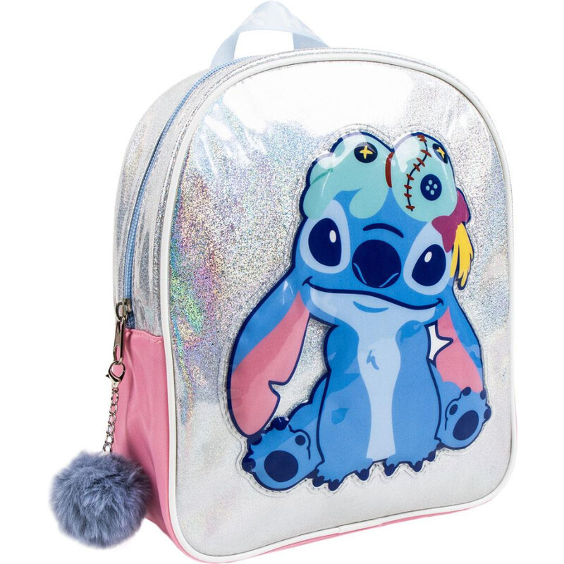 Disney Lilo și Stitch Scrump rucsac holografic, geantă 23 cm - GLAMI.ro
