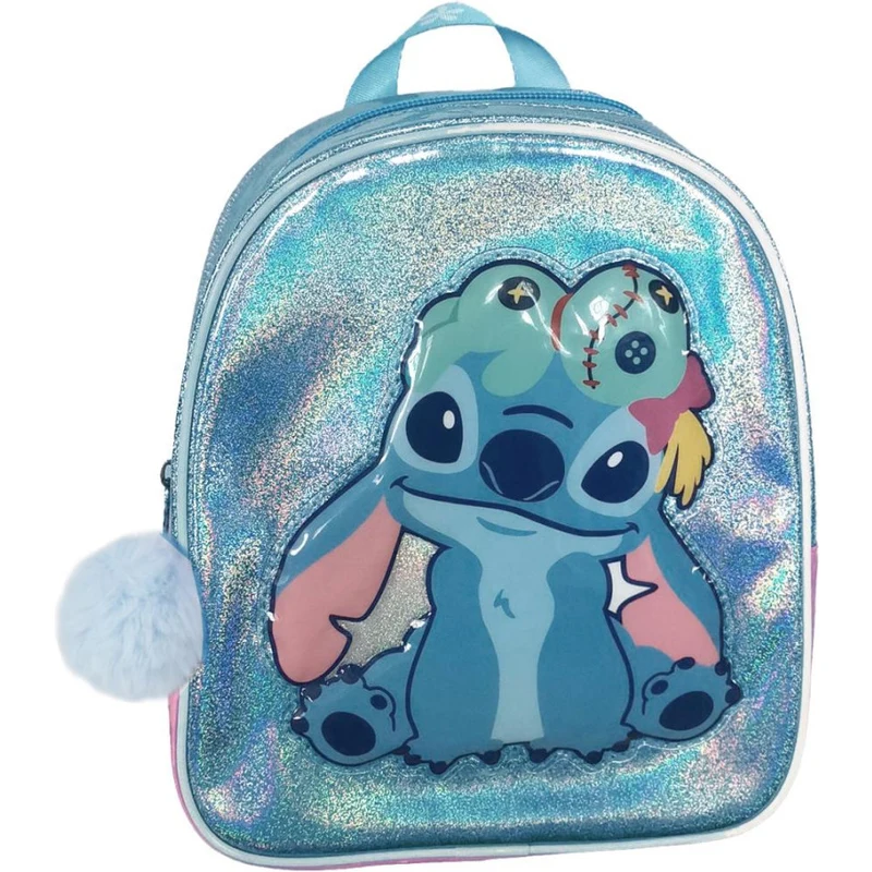 Disney Lilo și Stitch Scrump rucsac holografic, geantă 23 cm - GLAMI.ro