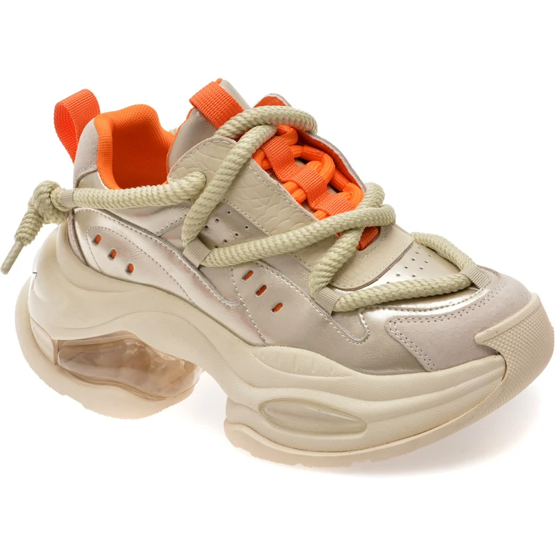 Pantofi sport GRYXX bej, 90861, din piele ecologica - GLAMI.ro