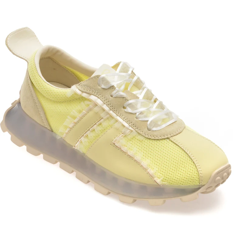 Pantofi sport FLAVIA PASSINI galbeni, 23003, din material textil - GLAMI.ro