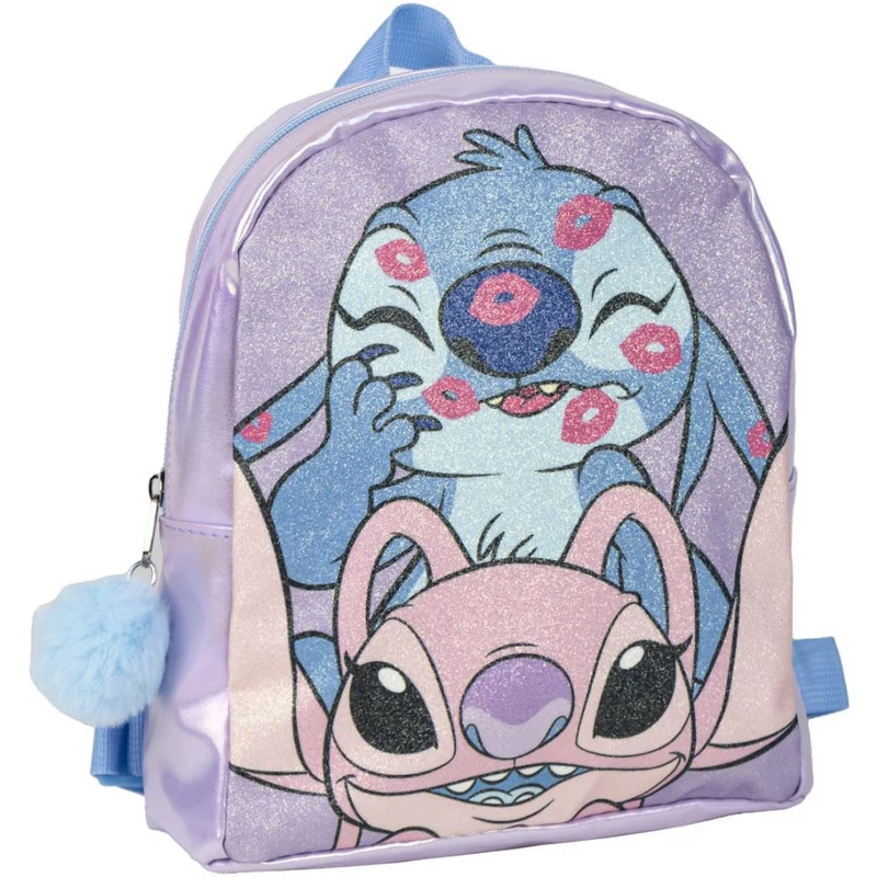 Disney Lilo și Stitch Kiss rucsac holografic, geantă 23 cm - GLAMI.ro
