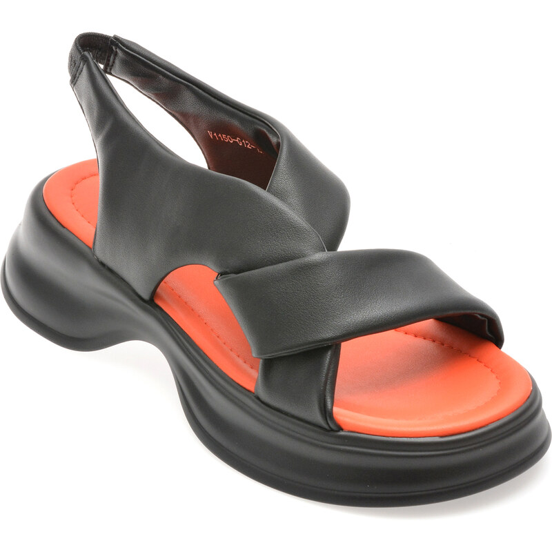 Sandale GRYXX negre, 1150G12, din piele naturala - GLAMI.ro