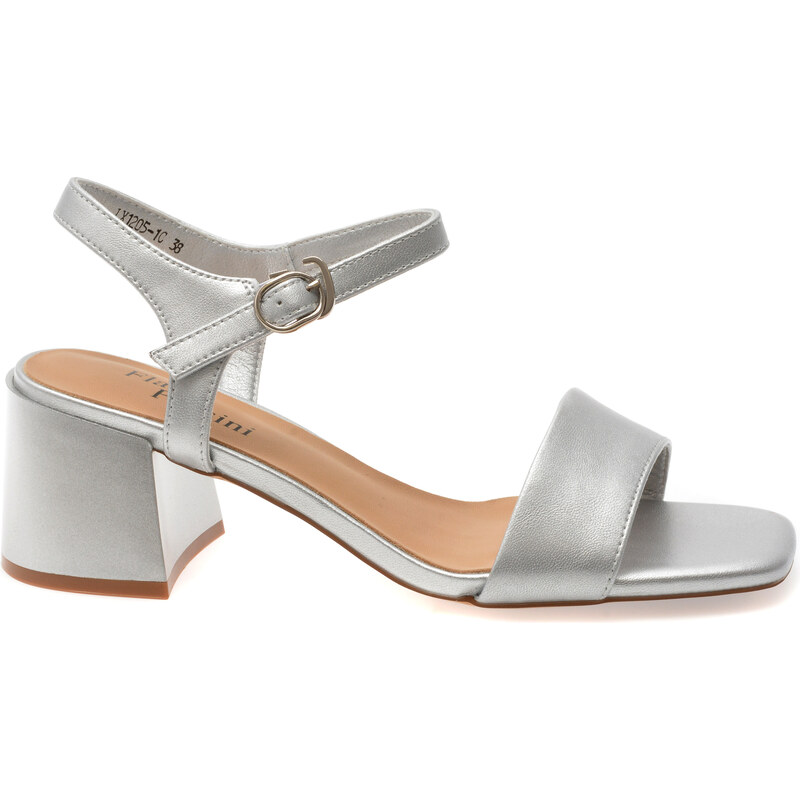 Sandale FLAVIA PASSINI argintii, 1205, din piele naturala - GLAMI.ro