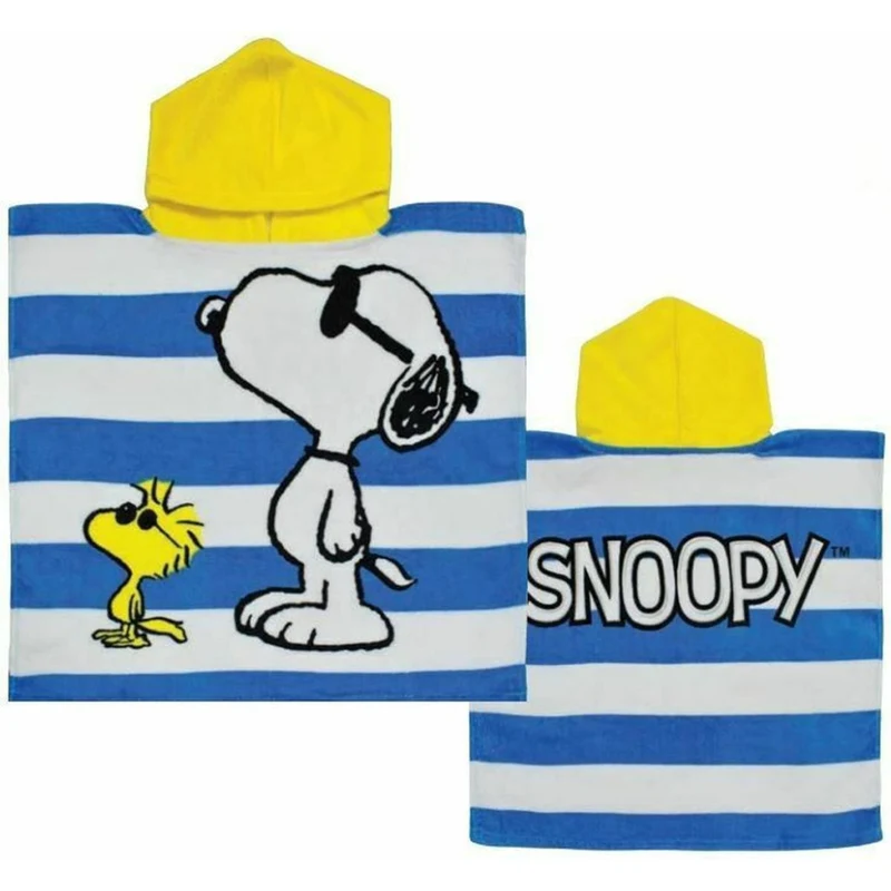 Snoopy Woodstock poncho prosop de plajă 50x100 cm - GLAMI.ro