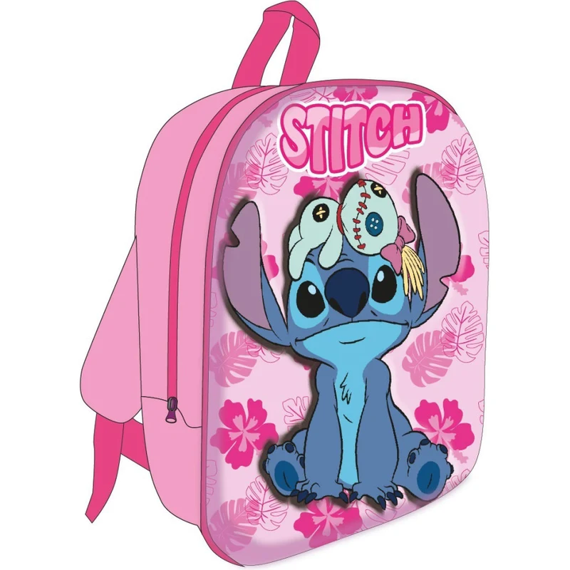 Disney Lilo și Stitch Pink Mischief Rucsac 3D, geantă 30 cm - GLAMI.ro