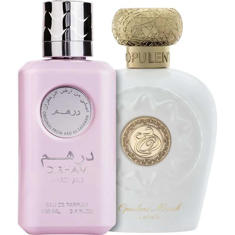 Ard Al Zaafaran Pachet 2 parfumuri Dirham Wardi 100 ml si Opulent Musk ...