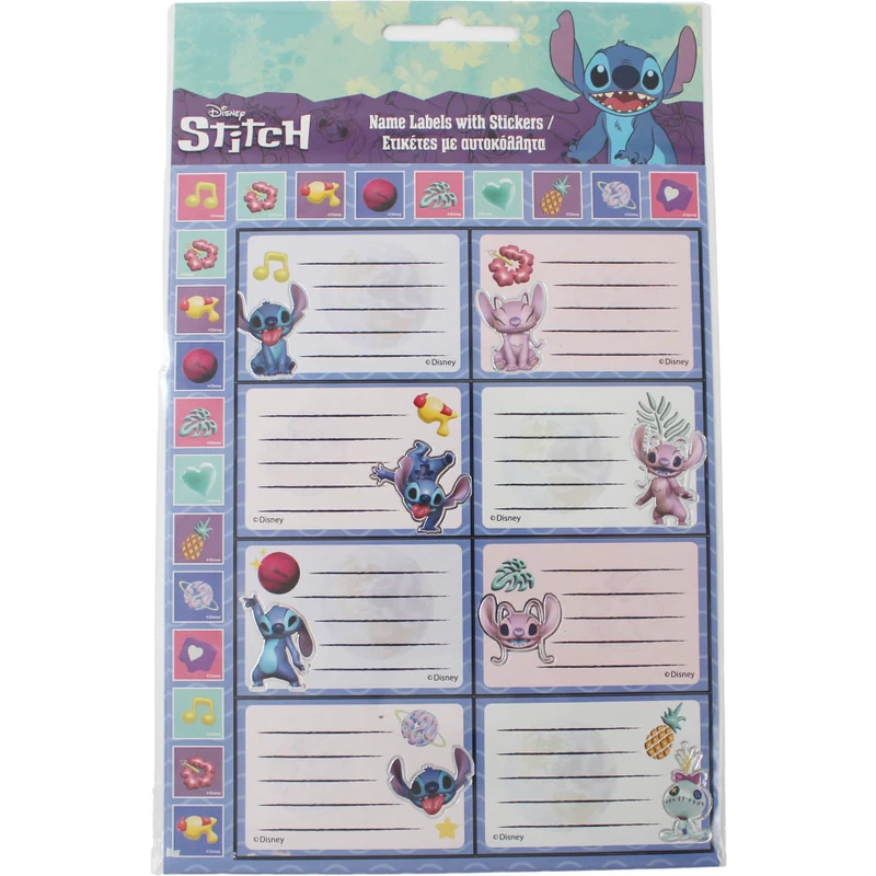 Disney Lilo și Stitch Aliens etichetă pentru caiete cu autocolant 16 ...