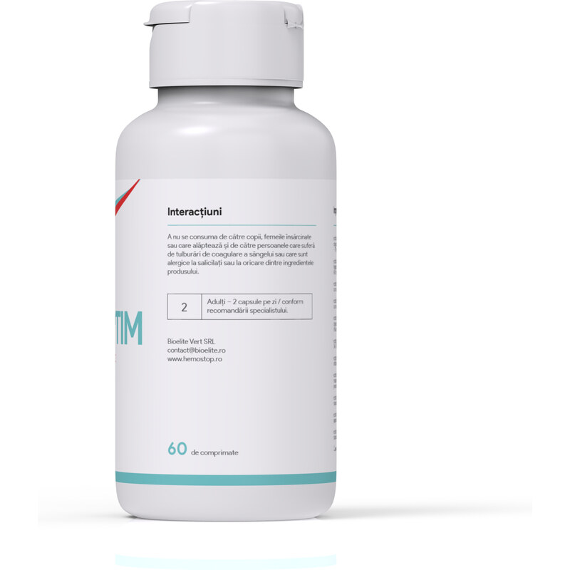 HemoStop Veno Optim, suport venotonic pentru hemoroizi, varice si ...