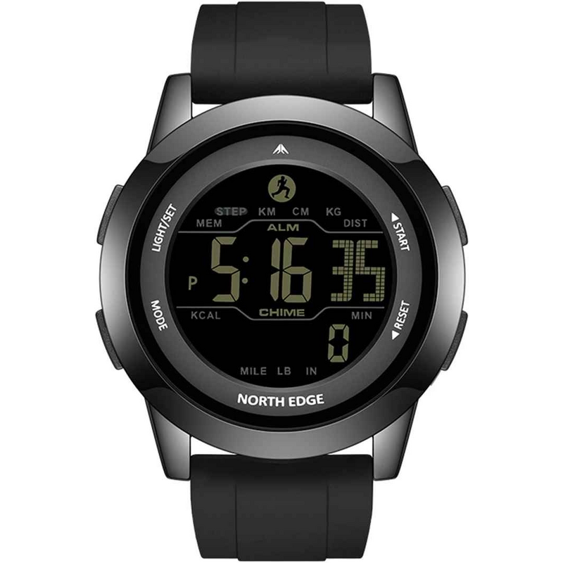 NORTH EDGE APOLLO , Ceas sport digital rezistent 50M, ecran FSTN ...