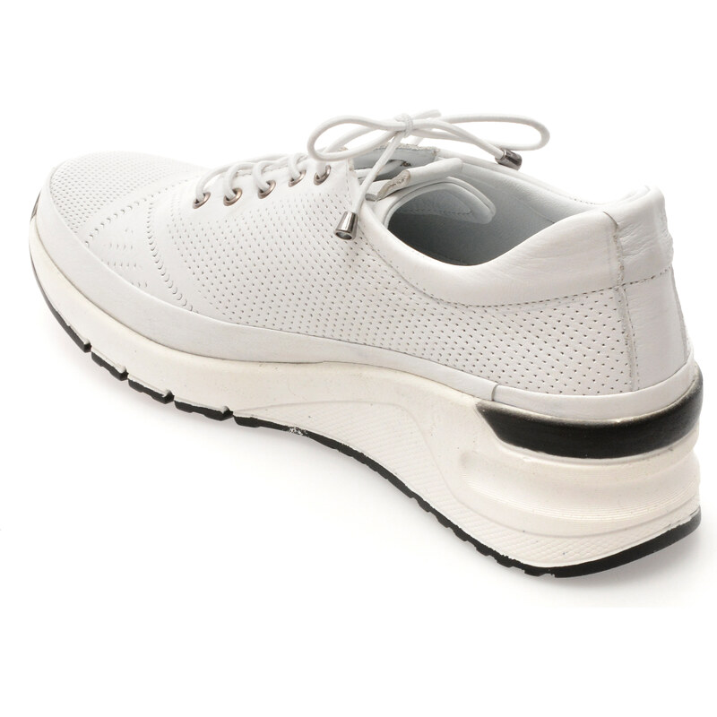 Pantofi FLAVIA PASSINI albi, EV2856, din piele naturala - GLAMI.ro