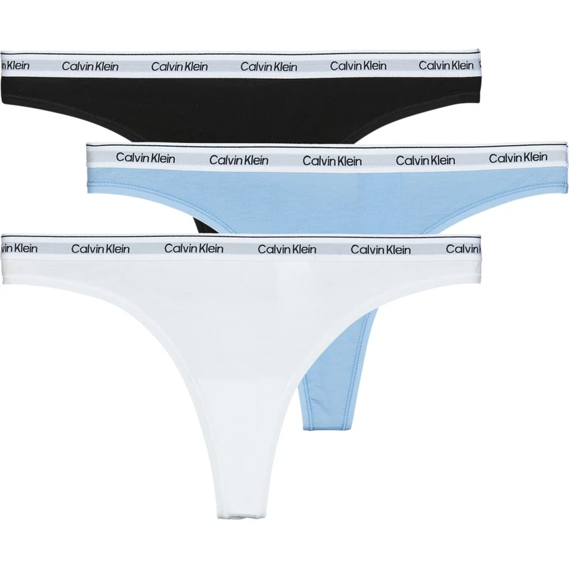 Calvin Klein Jeans String THONG 3PK X3 - GLAMI.ro
