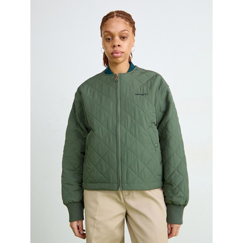 Carhartt WIP Geacă de primăvară-toamnă 'Elma' verde - GLAMI.ro