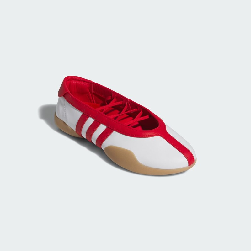 ADIDAS ORIGINALS Balerini cu curea glezna 'Taekwondo Mei' roșu / alb ...
