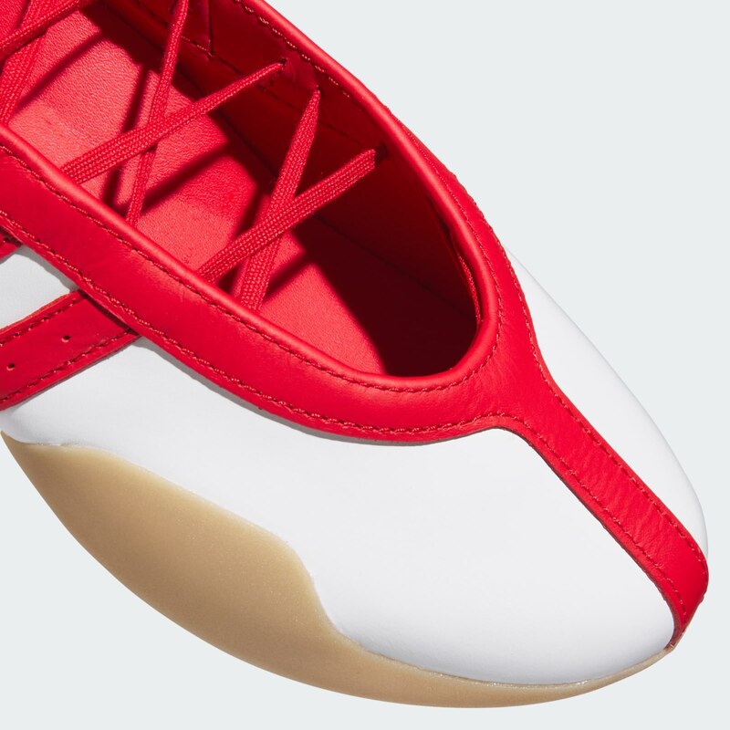 ADIDAS ORIGINALS Balerini cu curea glezna 'Taekwondo Mei' roșu / alb ...
