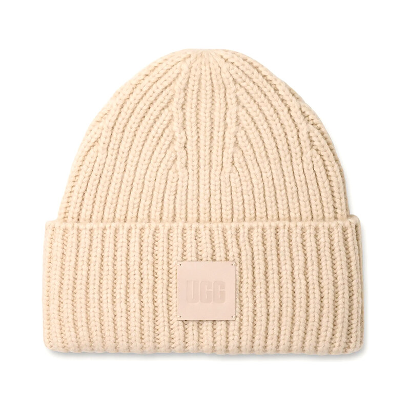 UGG Fes Chunky Rib Beanie 20061 00E2 cream - GLAMI.ro