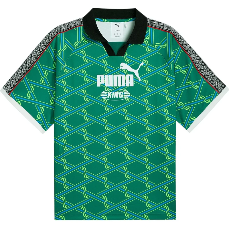 PUMA Tricot 'King' azur / verde jad / negru / alb - GLAMI.ro